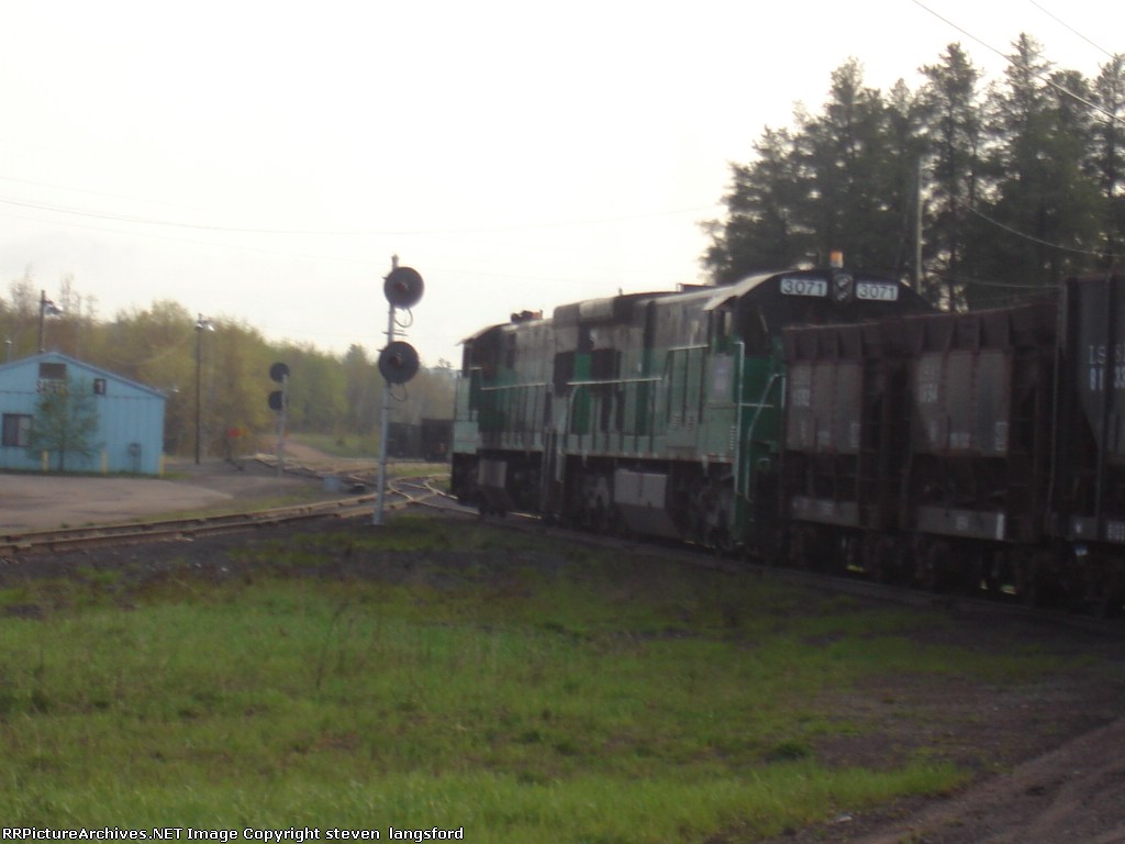 HEADING INTO THE YARD
